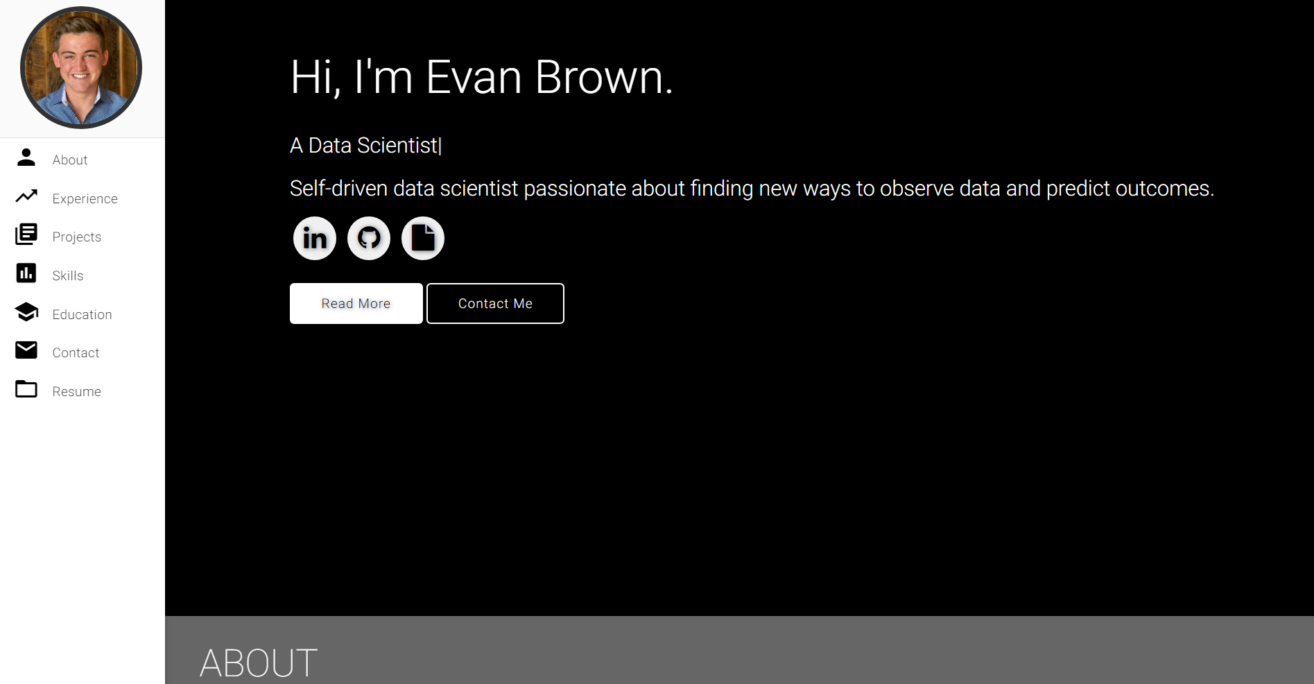 Evan Brown | Computer Science and Statistics Undergraduate